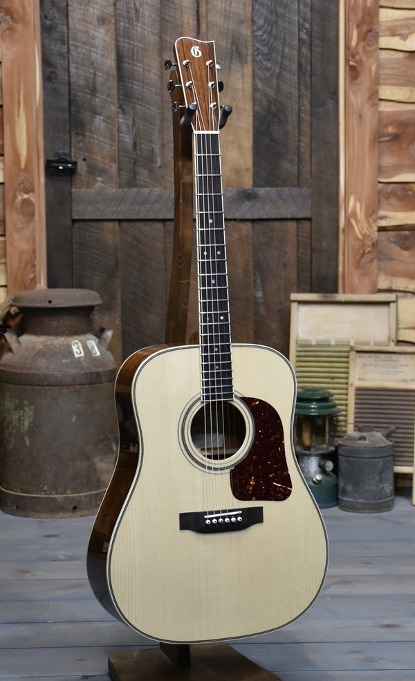 Gallagher Guitar Co. Doc Watson Dreadnought Guitar With Case - Banjo ...