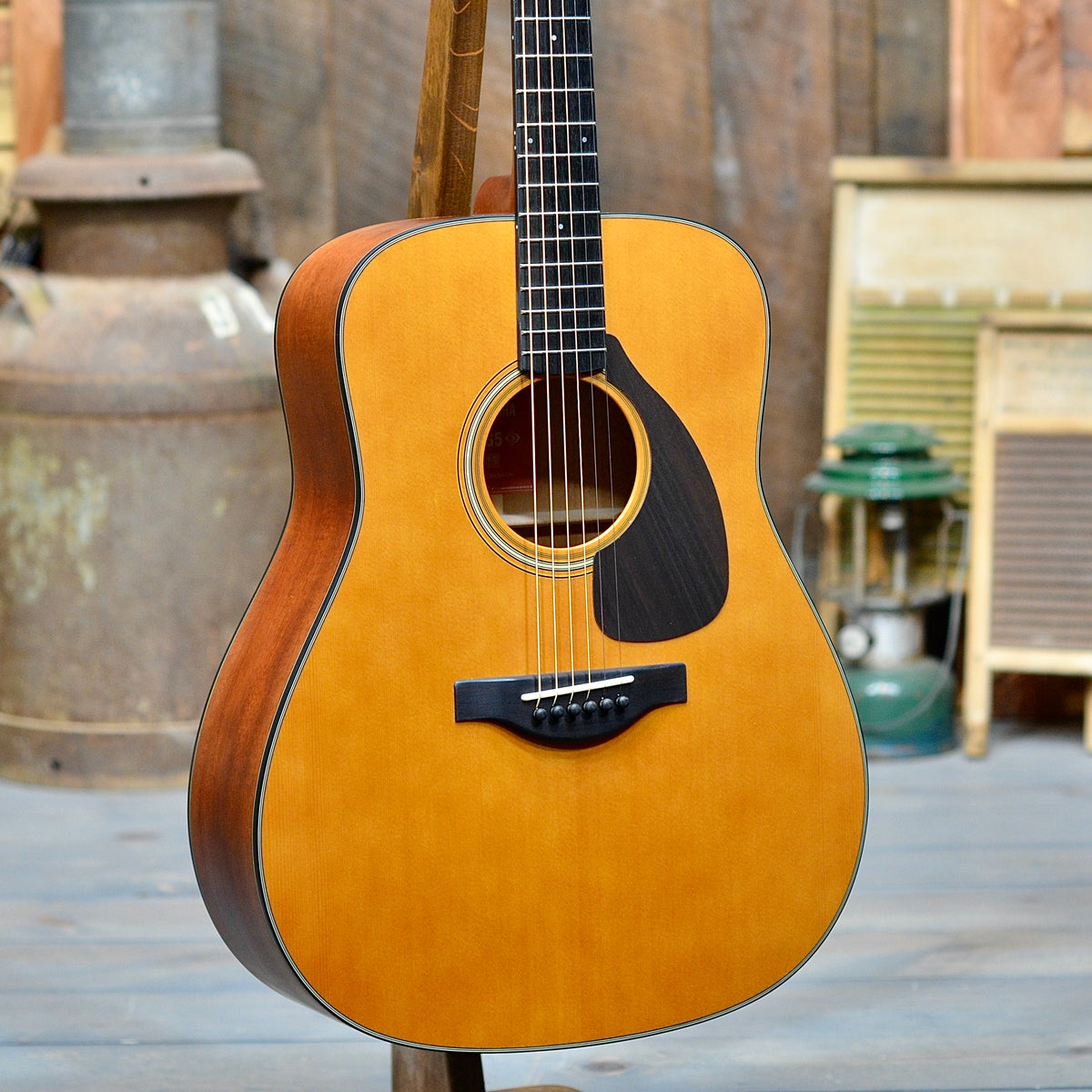 Yamaha FG5 Red Label Mahogany Dreadnought Acoustic Guitar With Case ...