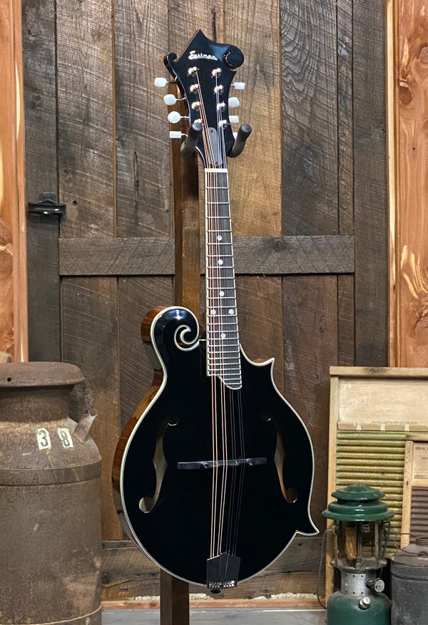 Eastman MD515 Black Limited F-Style Mandolin With Case - Banjo Ben's ...