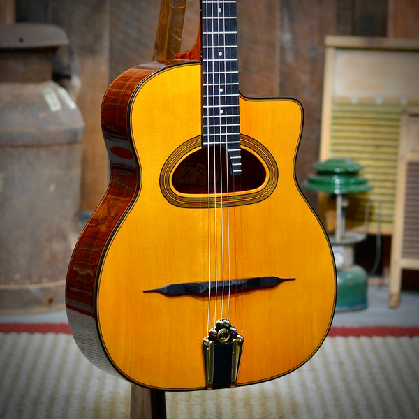 Gitane D500 D-Hole Gypsy Jazz Guitar With Case - Banjo Ben's General Store