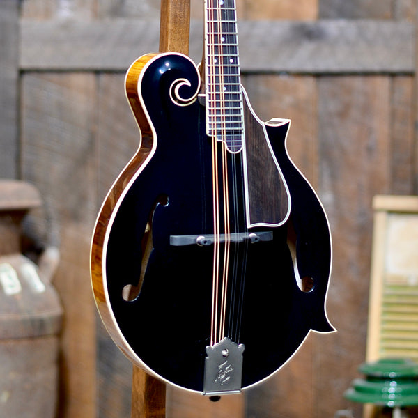 Northfield Big Mon Custom Engelmann Black Top F-Style Mandolin With Ca ...