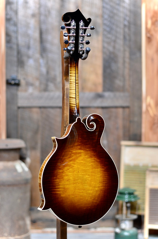 Northfield Big Mon Black Top Wide Nut F-Style Mandolin With Case ...