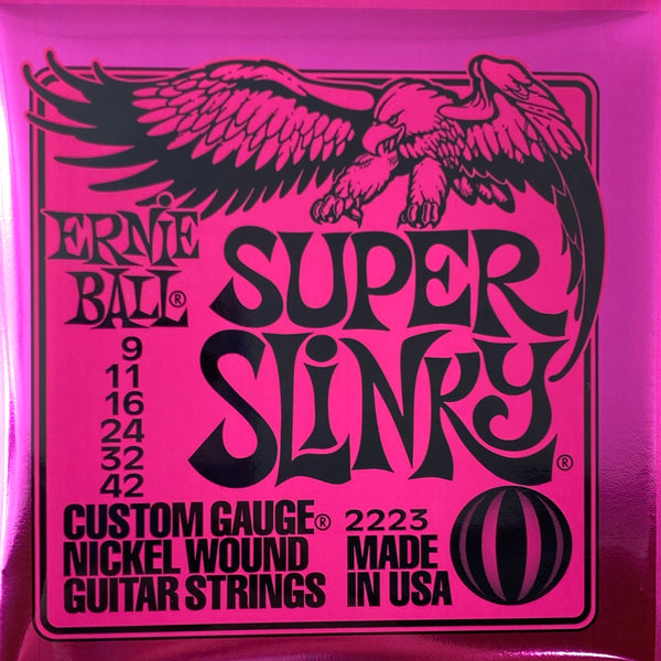 Ernie Ball 2223 Super Slinky Nickel Wound Electric Guitar Strings - Banjo Ben's General Store